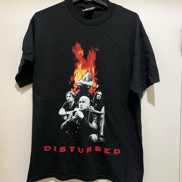 Shirts | Disturbed Band Vintage 202 Black Color Tshirt New Missing Hang ...